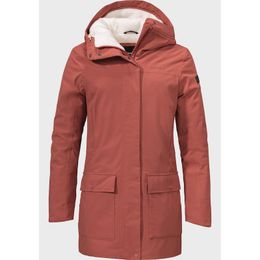 Sch&ouml;ffel Sch&ouml;ffel Damen Langjacke &raquo;Ins. Parka Rotterdam L&laquo; mit Kapuze rot 42