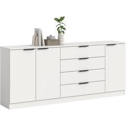 Home Affaire Sideboard &raquo;SKARDE, Breite 185 cm, 4 Schubk&auml;sten, 3 T&uuml;ren, viel Stauraum&laquo; in verschiedenen Farben und Breiten erh&auml;ltlich, individuell 