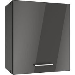 KOCHSTATION H&auml;ngeschrank &raquo;KS-Milan&laquo; H&auml;ngeschrank 50 cm, matte oder hochgl&auml;nzende Fronten grau MDF