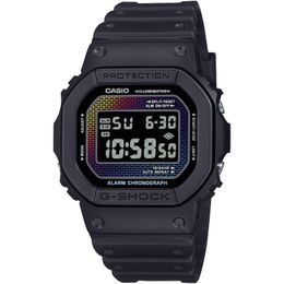 Casio G-Shock Herren Casio G-SHOCK Chronograph Quarzuhr,Armbanduhr,Herrenuhr,digital, bis 20bar wasserd. Resinarmband schwarz