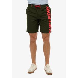 Superdry Herren Badeshorts &raquo;CLASSIC 19 LOGO BOARDSHORT&laquo; gr&uuml;n M, N-Gr