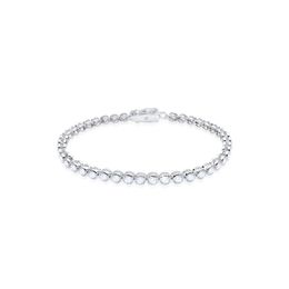 Elli Premium Damen Armband &raquo;Elli Premium Armband Tennisarmband Topas Silber&laquo; wei&szlig;
