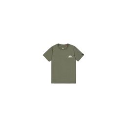 Alpha Industries Jungen T-Shirt &raquo;Basic T-Shirt SL K&laquo; gr&uuml;n 14