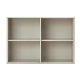 Sideboard &raquo;Mistral, Hochwertig H&auml;ngeregal, B&uuml;cherregal, Wandregal&laquo; Verstellbar Einlegeb&ouml;den, B:89 cm, T:32,5 cm beige Spanplatte