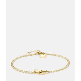 Liebeskind Berlin Damen Armband &raquo;Schmuck Geschenk Edelstahl Armkette Festive Mini Link&laquo; gold