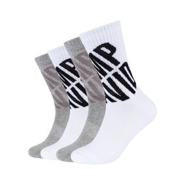 CAMP DAVID Herren CAMP DAVID ABS-Socken &raquo;cushioned&laquo; 4 Stk. tlg. mit verst&auml;rktem Zehenbereich wei&szlig; 39-42