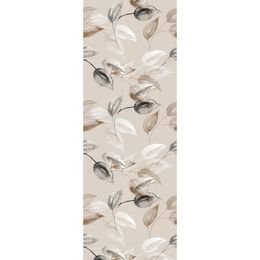 queence Vinyltapete &raquo;Selbstklebende Tapete 90x250cm mit herbstlichem Motiv&laquo; nat&uuml;rlich glatt beige
