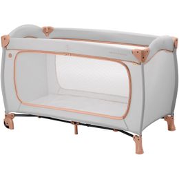 hauck Baby-Reisebett &raquo;Sleep N Play Go Plus, Dusty Cork&laquo; mit integrierten R&auml;dern; Vorderausstieg grau Baby-Reisebett