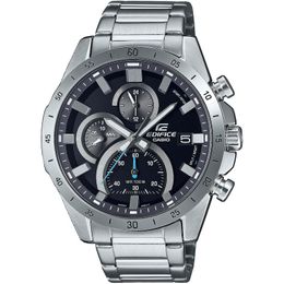 CASIO EDIFICE Herren CASIO EDIFICE Chronograph &raquo;EFR-571D-1AVUEF&laquo; Quarzuhr, Armbanduhr, Herrenuhr, Stoppfunktion, Edelstahlarmband silber