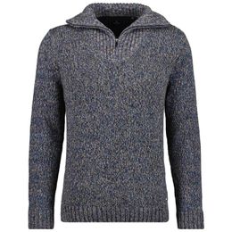 Ragman Damen Ragman Longpullover blau 3XT