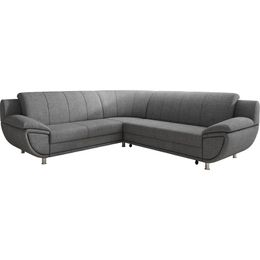 Trendmanufaktur Ecksofa &raquo;Rondo II, zeitlos & elegant, bequeme Armlehnen, L-Form&laquo; wahlweise mit Federkern, wahlweise mit Bettfunktion, B/T 247/267cm 