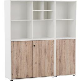 Schildmeyer Aktenschrank &raquo;Serie 400&laquo; braun Holzwerkstoff