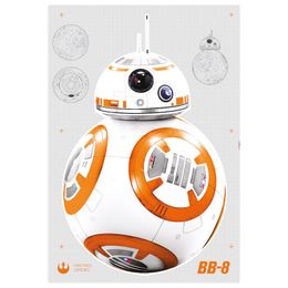 Komar Wandtattoo &raquo;Star Wars BB-8 - Gr&ouml;&szlig;e 100 x 70 cm&laquo; selbstklebend, Wandsticker, Kinderzimmer gelb Folie