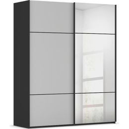 Rauch Schwebet&uuml;renschrank &raquo;Kleiderschrank Schrank Garderobe Schlafzimmerschrank SCALE-TRIO&laquo; edle dreigeteilte Front mit 2 Zierleisten Spiegel/Glas 