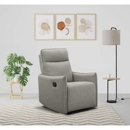 Relaxsessel &raquo;Lugo, TV-Sessel, Sessel Wohnzimmer mit Schlaffunktion,&laquo; Loungesessel mit manueller Relaxfunktion gr&uuml;n 100% Polyester