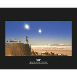 Komar Bild &raquo;Star Wars Classic RMQ Mos Eisley Edge&laquo; Star Wars 1 Stk. tlg. Wandbild zur Dekoration im Kinderzimmer - ohne Rahmen bunt Holz, Papier