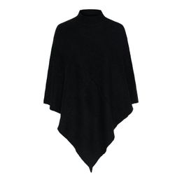 Pieces Damen Pieces Strickponcho &raquo;PCFORTUNA HIGH NECK PONCHO NOOS BC&laquo; schwarz Einheitsgr&ouml;&szlig;e