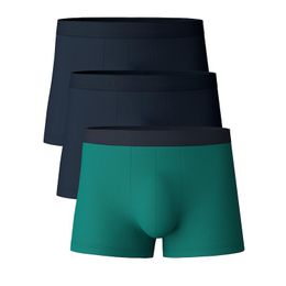 Calida Herren Calida Boxershorts &raquo;Natural Benefit&laquo; 3er Pack, Single Jersey-Qualit&auml;t, elastisch gr&uuml;n S (46/48)