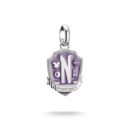 Thomas Sabo Damen Thomas Sabo Charm-Einh&auml;nger &raquo;Thomas Sabo Wednesday Nevermore Charm - Connect&laquo; mit Zirkonia (synth.)