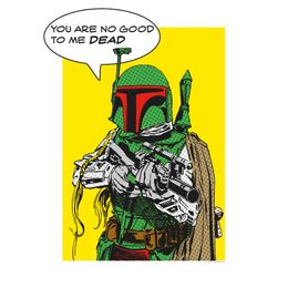 Komar Poster &raquo;Star Wars Classic Comic Quote Boba Fett&laquo; Star Wars 1 Stk. tlg. Kinderzimmer, Schlafzimmer, Wohnzimmer bunt Papier