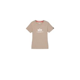Alpha Industries Damen T-Shirt &raquo;New Basic T-Shirt BL W&laquo; beige M