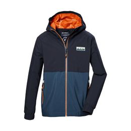 Killtec Herren Funktionsjacke &raquo;KOS 141 BYS JCKT&laquo; Wasserdichte Kinderjacke, Colourblock, reflektierend blau 128