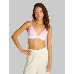 Calvin Klein Underwear Damen &raquo;LGHT LINED TRIANGLE&laquo; mit CK-Logo am Bund rosa L (40), N-Gr
