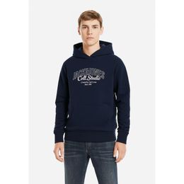 Jack & Jones Jack & Jones Junior Jungen Kapuzensweatshirt &raquo;JJMAKOTO SWEAT HOOD JNR&laquo; blau 128