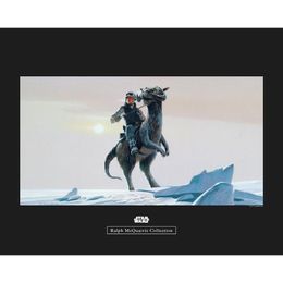 Komar Bild &raquo;Star Wars Classic RMQ Hoth Tauntaun&laquo; Star Wars 1 Stk. tlg. Wandbild zur Dekoration im Kinderzimmer - ohne Rahmen bunt Holz, Papier