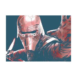 Komar Bild &raquo;Star Wars Faces Kylo&laquo; Star Wars 1 Stk. tlg. Wandbild zur Dekoration im Kinderzimmer - ohne Rahmen bunt Holz, Papier
