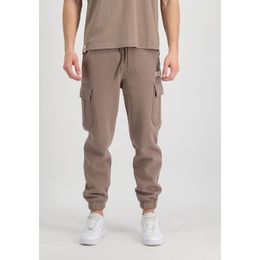 Alpha Industries Herren Jogginghose &raquo;Organics Cargo Jogger&laquo; braun XXL, Normalgr&ouml;&szlig;en