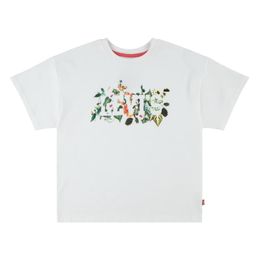 Levi's Kids M&auml;dchen Levi's Kids T-Shirt mit floralem Logo-Print wei&szlig; 6 (116)