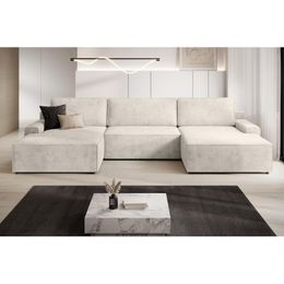 Trendmanufaktur Wohnlandschaft &raquo;Challenge, Schlafsofa mit Bettkasten, Couch in U-Form, Breite 333 cm&laquo; XXL Sofa mit Bettkasten & Schlaffunktion, auch 