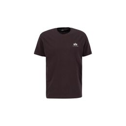Alpha Industries Damen T-Shirt &raquo;Basic T-Shirt SL&laquo; braun S