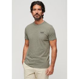 Superdry Herren &raquo;ESSENTIAL LOGO EMB TEE&laquo; gr&uuml;n S