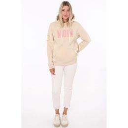 Zwillingsherz Damen Hoodie &raquo;Limited Edition&laquo;, Langarm, Kapuze, Anker Motiv, exklusiv bei Otto beige S/M