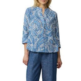 s.Oliver Damen s.Oliver Shirtbluse mit 3/4-&Auml;rmeln und im Tunika-Look blau 42