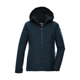 Killtec M&auml;dchen Funktionsjacke &raquo;KOW 217 GRLS JCKT&laquo; Wind- und wasserdichte Kinderjacke mit Fleece und verstellbarer Kapuze 140