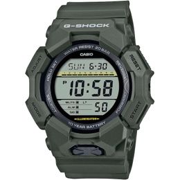 Casio G-Shock Herren Casio G-SHOCK Chronograph Quarzuhr, Armbanduhr,Herrenuhr, digital, autom. Kalender, Resinarmband gr&uuml;n