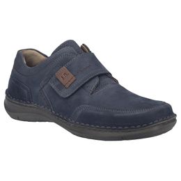 Josef Seibel Herren Klettschuh &raquo;New Anvers 83&laquo; Slipper, Komfortschuh in extraweiter Form blau 40