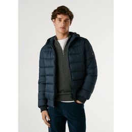 Pepe Jeans Herren Steppjacke &raquo;PUFFER HOOD&laquo; mit Kapuze Regular Fit mit Kapuze blau XXL