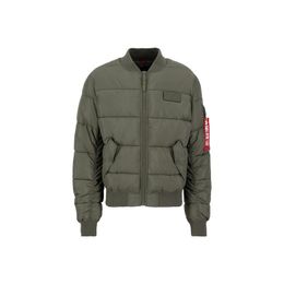 Alpha Industries Damen Bomberjacke &raquo;MA-1 Puffer Bomber&laquo; gr&uuml;n S