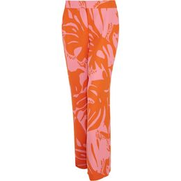 Sportalm Kitzb&uuml;hel Damen Palazzohose mit Tropicalprint pink 44, N-Gr