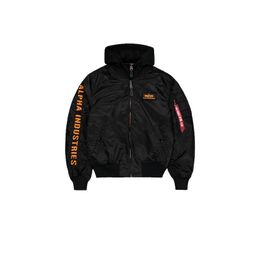 Alpha Industries Damen Bomberjacke &raquo;MA-1 D-Tec Sleeve Embroidery&laquo; schwarz S