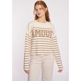 Haily's Haily&rsquo;s Damen HaILY&rsquo;S Strickpullover &raquo;LS V SK Am44our&laquo; beige XL (42)