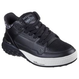Skechers Herren Sneaker &raquo;SIZZLE-SNOOP SIZZLE BUCKETS&laquo; , Schn&uuml;rschuh, Freizeitschuh, MidCut mit Air-Cooled Memory Foam schwarz-wei&szlig; 42