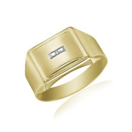 Firetti Herren Siegelring &raquo;Schmuck Geschenk Gold 333 Herrenring Goldring&laquo; mit Diamant gold