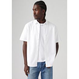 Levi's Levi's Herren Kurzarmhemd &raquo;SS AUTHENTIC BUTTON DOWN&laquo; mit kleiner Logostickerei auf der Brust wei&szlig; L, N-Gr