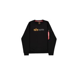 Alpha Industries Damen Sweater &raquo;Alpha Label Sweatshirt&laquo; schwarz M