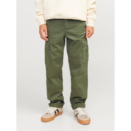 Jack & Jones Jack & Jones Junior Jungen Cargohose &raquo;JPSTKANE JJHARLOW CARGO NOOS JNR&laquo; gr&uuml;n 164, N-Gr